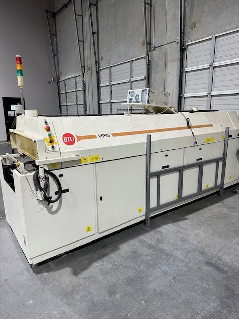 Reflow Oven, BTU VIP-98A, 300°C, 7 top & 7 bottom heating zones, 22 ...