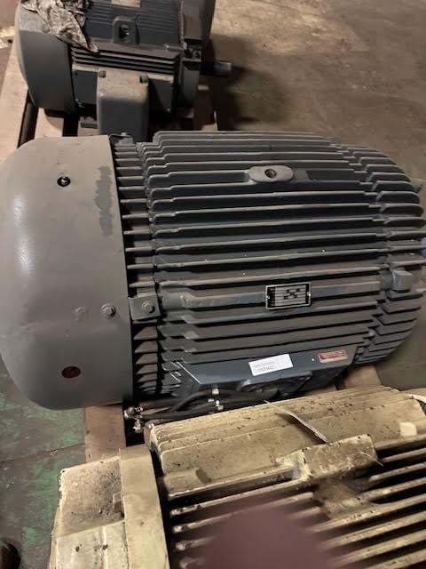 150 HP 1780 RPM Reliance, Frame 445T, 460 Volts, Squirrel Cage, Refurb ...