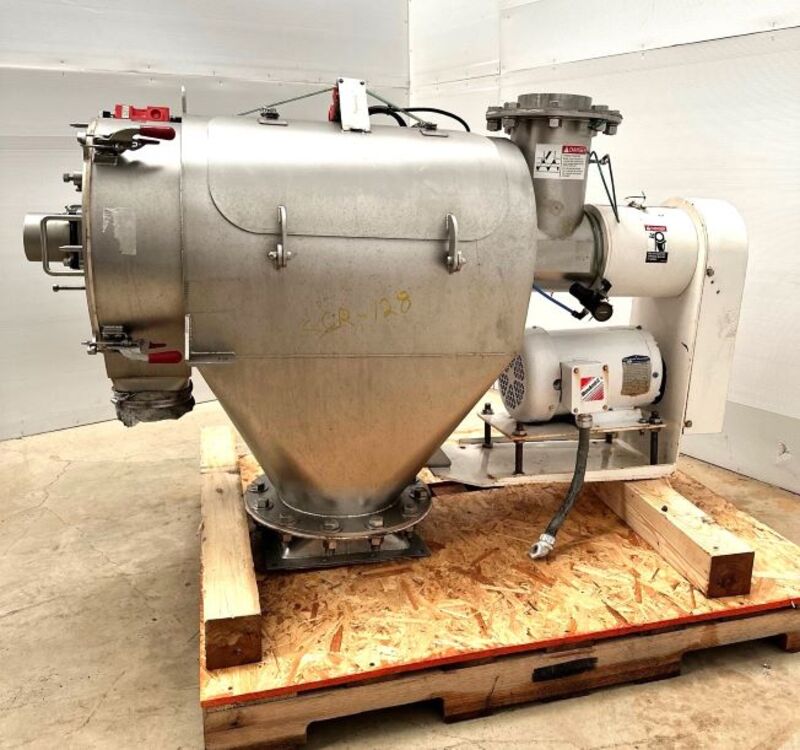 Automated Ingredient Systems #SFTR-243, rotary sifter, 6" inlet screw ...