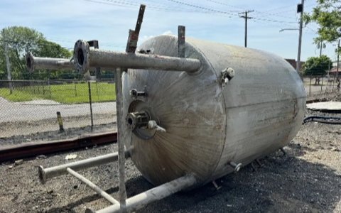 2500 gallon Lee Industries, 316 Stainless Steel reactor, 100 psi, 84 ...