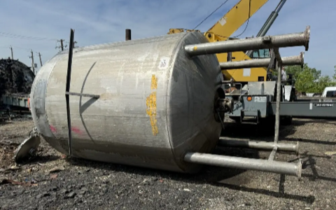2500 gallon Lee Industries, 316 Stainless Steel reactor, 100 psi, 84 ...