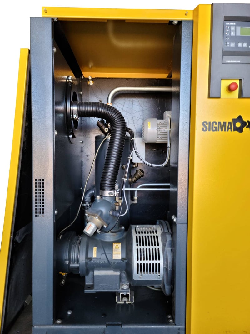 Kaeser #ASD-40S, Direct Drive Rotary Screw Air Compressor, 40 HP, 3550 ...