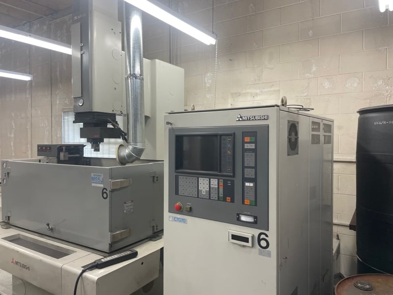 Mitsubishi #M55J, CNC sinker Electrical Discharge Machine, C7G70 ...