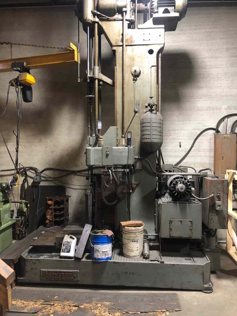 Barnes, Vertical Honing Machine, 20" Hone Diameter, 30' x 30" Table ...