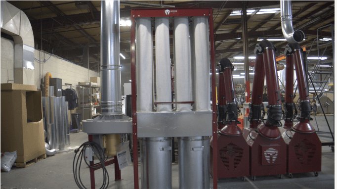 3000 CFM, Legend APC #LOBH-5.0, Open Baghouse Dust Collector, 5 HP ...