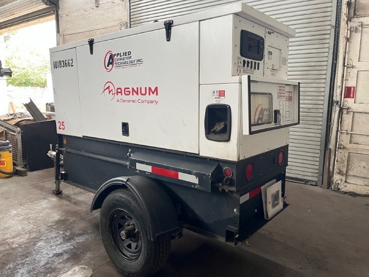 20 KW Generac #MMG25IF4, mobile diesel generator set, multi-volt, 1800 ...