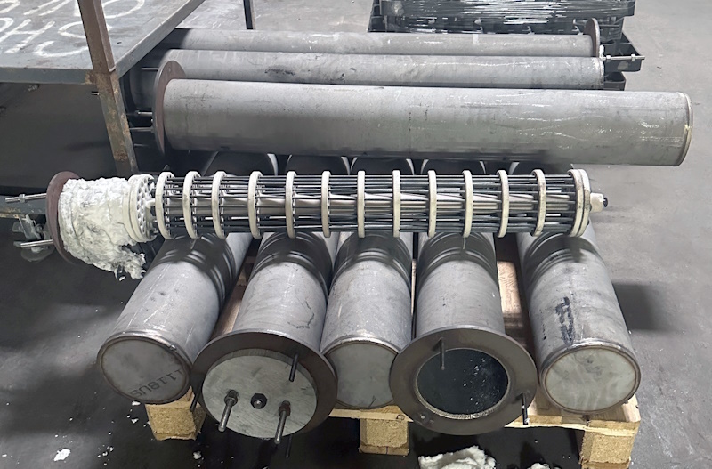 Heating Elements, Byonet-Style, 1850°F, 57" L x 5.75" Diameter, (8 ...