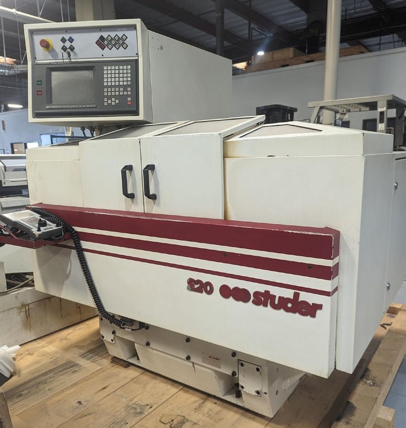 7.8" x 15.7" Studer #S20, CNC universal cylindrical grinder, Fanuc 16GC Control, 14" grinding ...