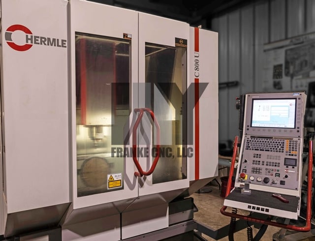 Hermle #C800U, Vertical Machining Center, HH iTNC 530 Control, 5-Axis ...