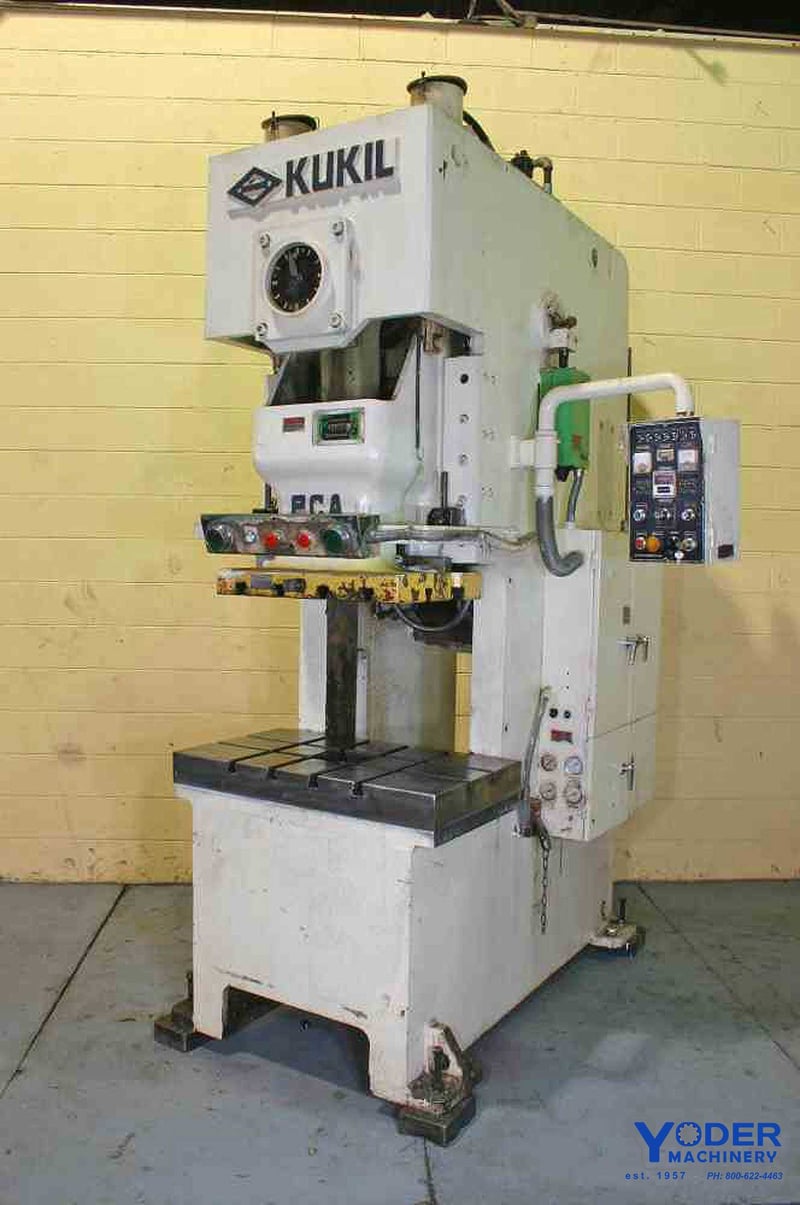 88 Ton, Kukil #PAC-80, 5.91" stroke, 13" Shut Height, air clutch/brake ...