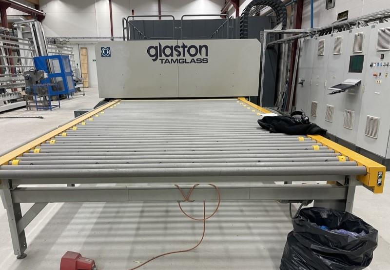 94.5" x 189" Glaston #RC-200-2448, Flat Glass Tempering Furnace, 715°C ...