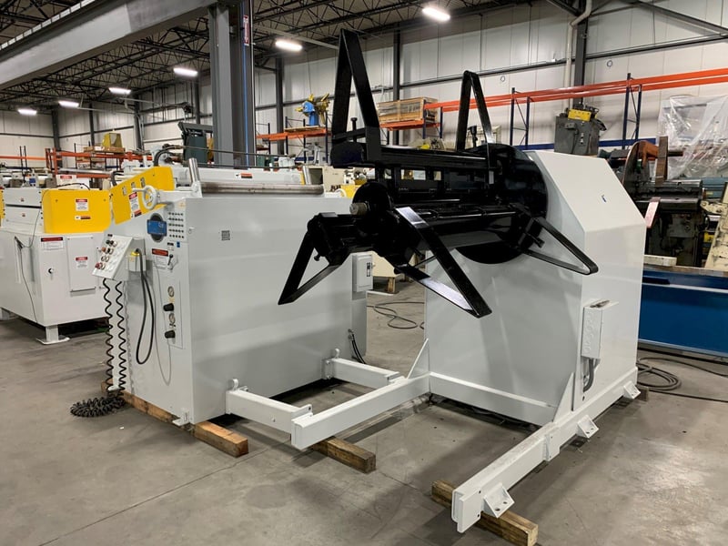 10000 lb. Coe Press Equipment #CPR-PO-10042, press pull off coil reel ...