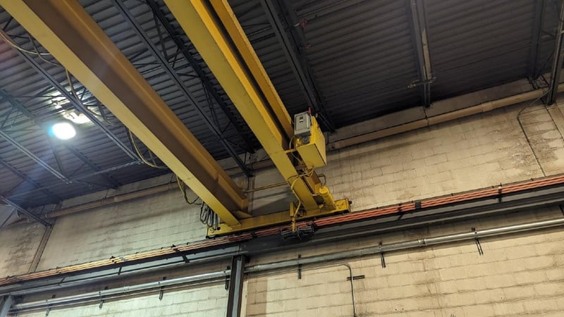 10/10 Ton, Shaw-Box/Stahl, 57' 0" Span, 20' lift, class D, pendant, VFD ...