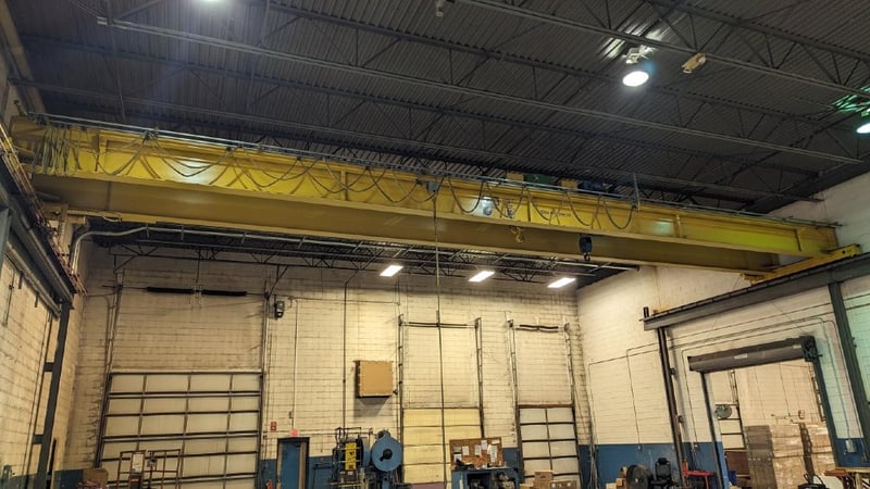 10/10 Ton, Shaw-Box/Stahl, 57' 0" Span, 20' lift, class D, pendant, VFD ...