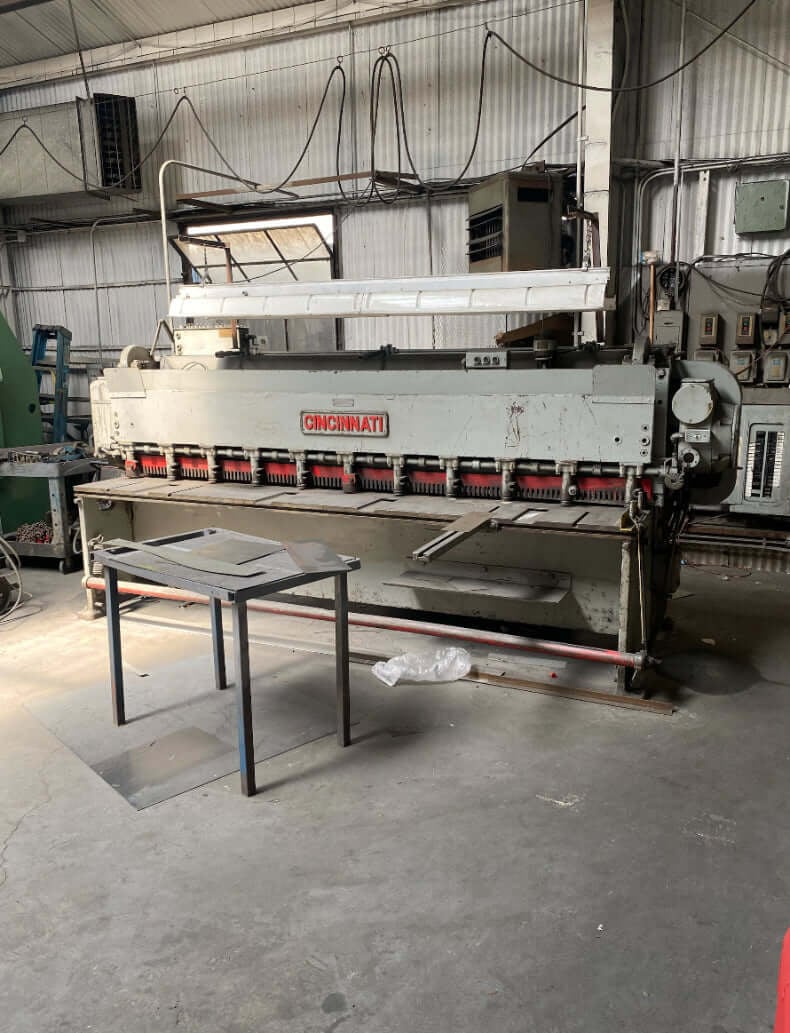 10 gauge x 10' Cincinnati #1010, mechanical shear, front operated power ...