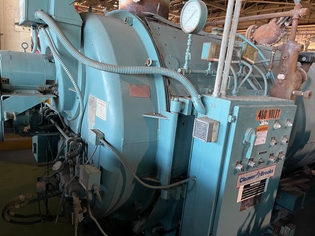 200 HP Cleaver-Brooks #CB200-200, Steam Boiler, Natural Gas/Oil, 150 ...