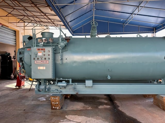 200 HP Cleaver-Brooks #CB-200-200, Steam Boiler, Natural Gas/Oil, 250 ...