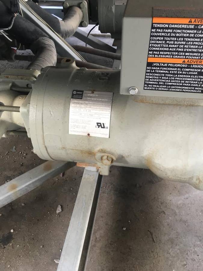 100 Ton, Trane #RTAA1004YT01A300, Chiller, 2 Compressor Screw, 460 V ...