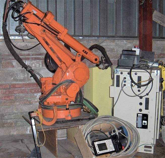 ABB, IRB 1400 M97A, Robotic Welder, w/controller, Miller Autovision ...