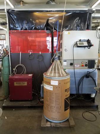 ABB, FlexArc 500C/AC, Welding Cell, IRB 2400L six axis robot, 500 kg ...