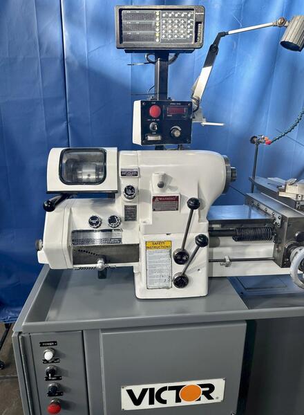 Victor #618EVS, 6" x 18", precision lathe, collet chuck, 4000 RPM ...