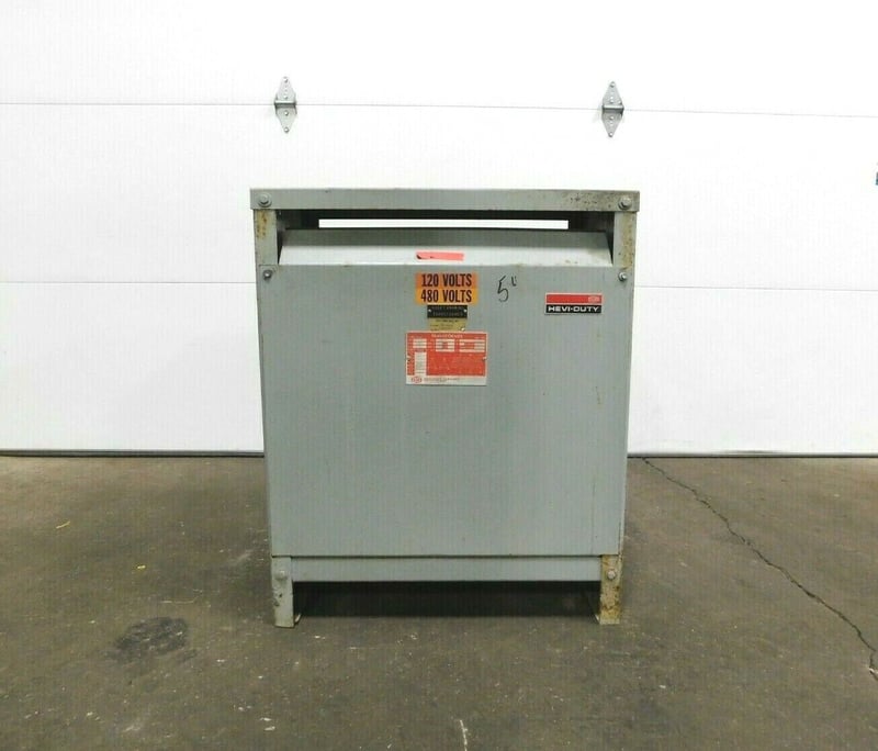 45 KVA 480 Primary, 120 Secondary, Hevi-Duty electric transformer for ...