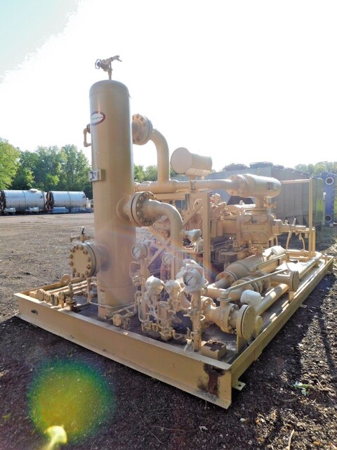 Ariel #JGR-2, 250 HP fuel gas booster compressor conditioning skid ...