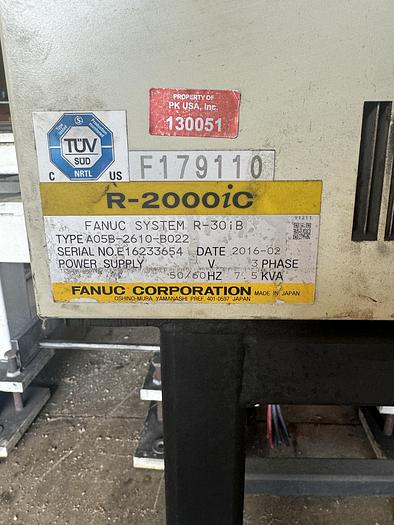 Fanuc, R-2000iC/165F, robot with R-30iB 7th & 8-Axis control on 3 meter ...