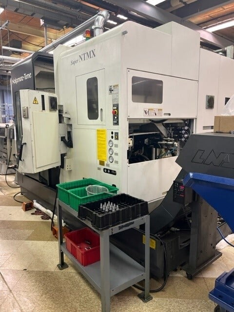 Nakamura #Super-NTMX, 5" Axis turn mill center plus lower live turret ...