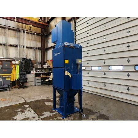 2000 cfm Donaldson #UMA 150, shaker dust collector, 5 HP fan, 150 sq.ft ...