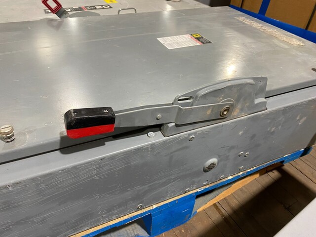 600 Amp. Square D #H366R, Safety Disconnect Switch, 3P 600V 500HP 3R ...