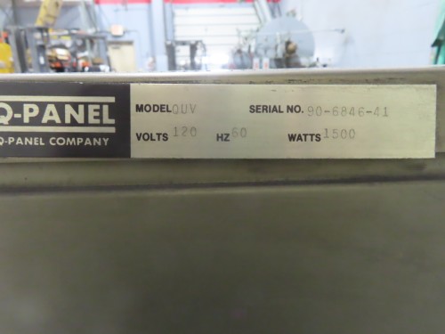 The Q-Panel Co #QUV, accelerated weathering tester, 1500 watt, with ...