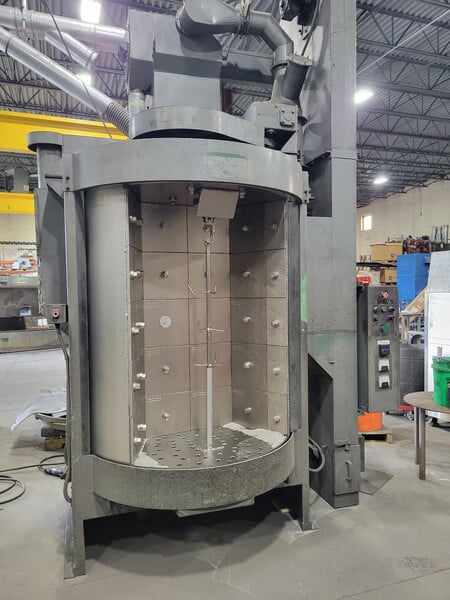 Goff #2460, spinner hanger, (2) 7.5 HP, 3600 RPM, 15" diameter, direct ...