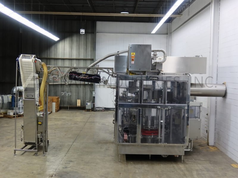 Fogg #36-24-8, Liquid Filler Monoblock, 32 Head Rotary Cleaner, 8 Head ...