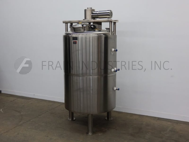 1056 Gal. Lee #4000LU7S, Stainless Steel Jacketed Process Tank, 100 PSI ...