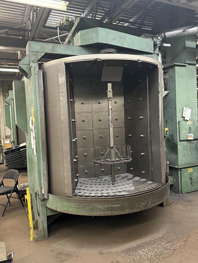 Goff #3672-D, 36 x 72 Spinner Hanger Shot Blast Machine, (2) 10 HP ...