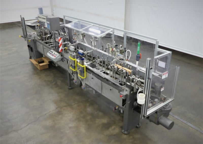 Bartelt #IM9-12, form fill and seal machin, 70 PPM, 480 V., 2" x 2 ...