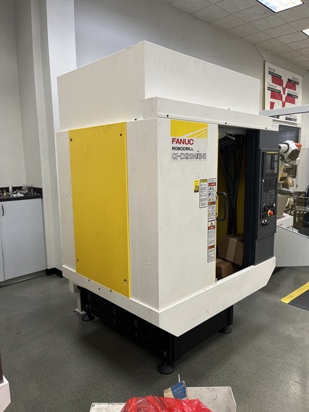 Fanuc #Robodrill-Alpha-D21MiB5, vertical machining center, 21 automatic ...
