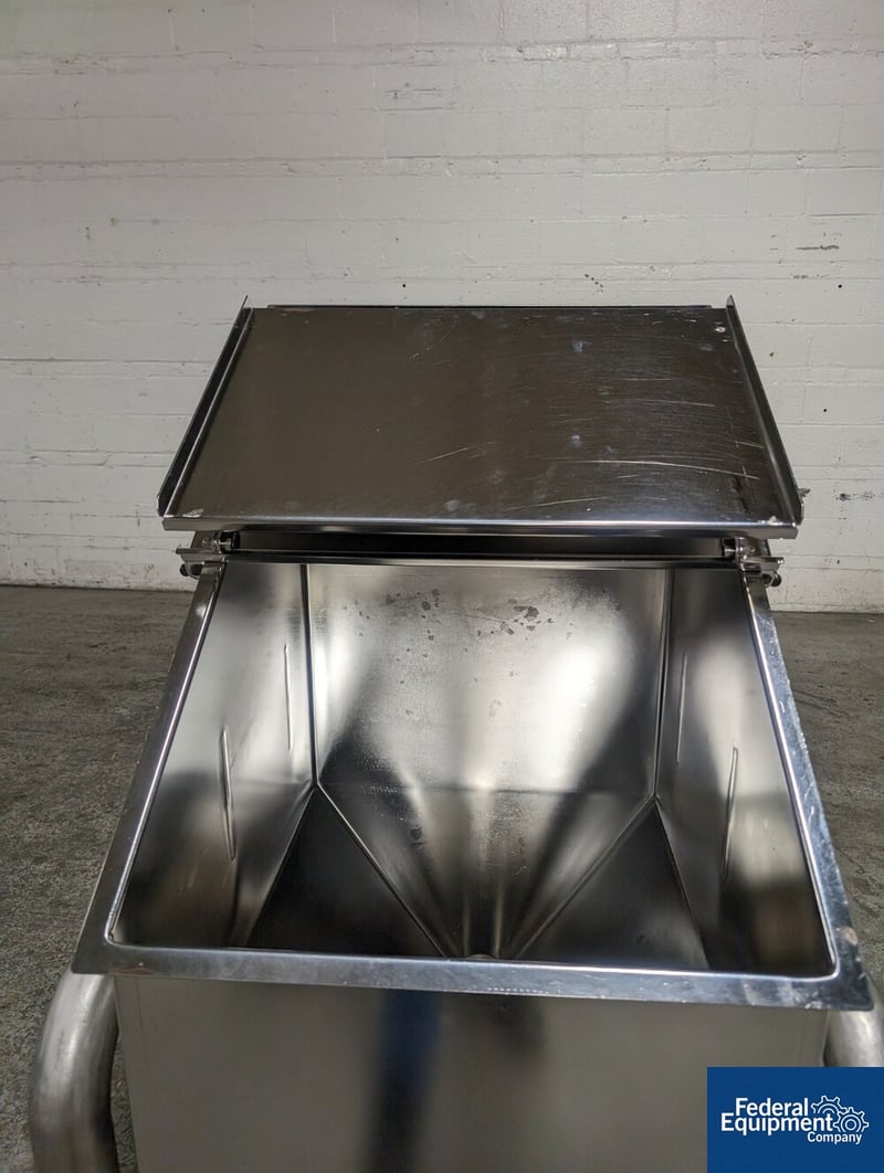 Stainless Steel Portbale Powder Bin, Feed Bin, Bi-Fold Loading Door ...