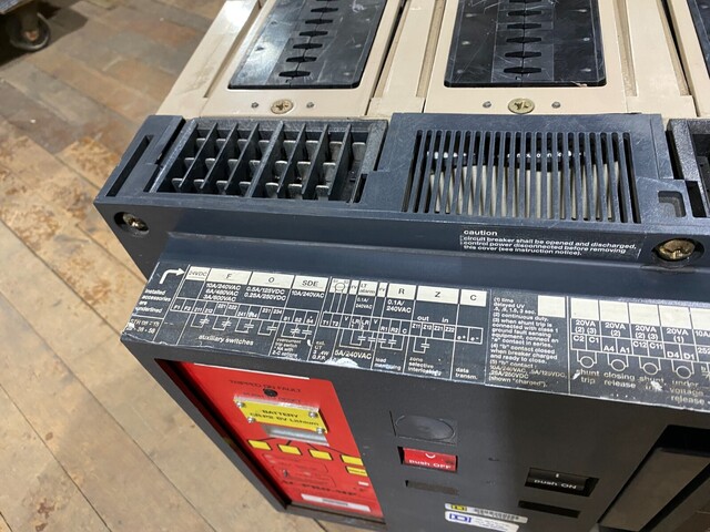 1600 Amps, Square D, Masterpact MP16H2, 3P 3PH AC-PRO-MP TRIP for Sale ...