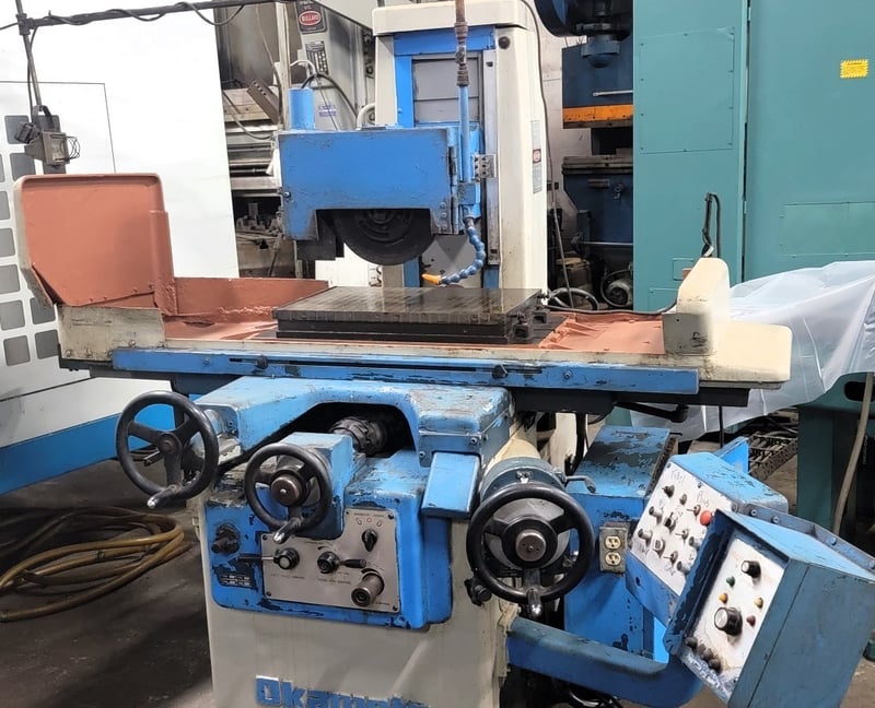16" x 24" Okamoto #1624N, Horizontal Surface Grinder, 14" Wheel diameter, 5 HP, 440 V., 1985 for ...