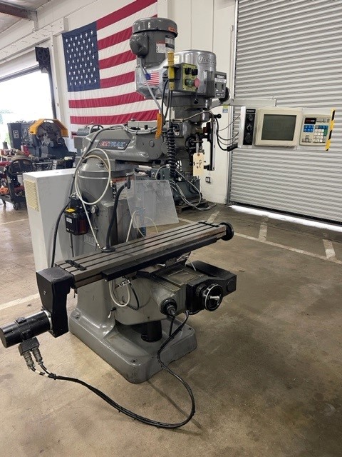 Bridgeport #EZ-Trak, CNC 2-Axis knee mill, 9" x48"table, 2 HP,EZ Trak ...
