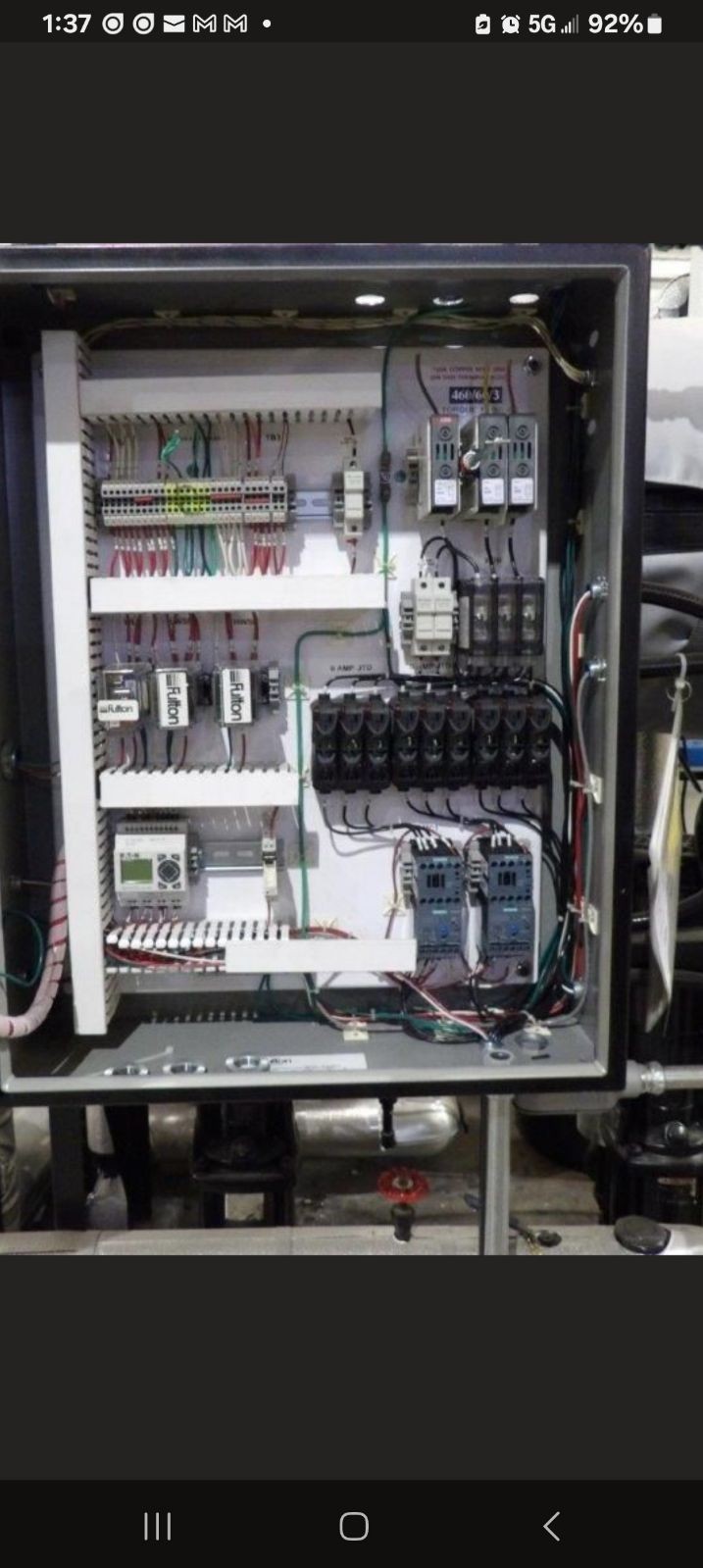 30 HP Fulton #VSRT, vertical 150 psi steam boiler skidded complete set ...