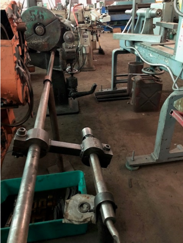 2" Landis #2, roller pipe cutter, cap: 1/8"-2", length gauge & pipe ...