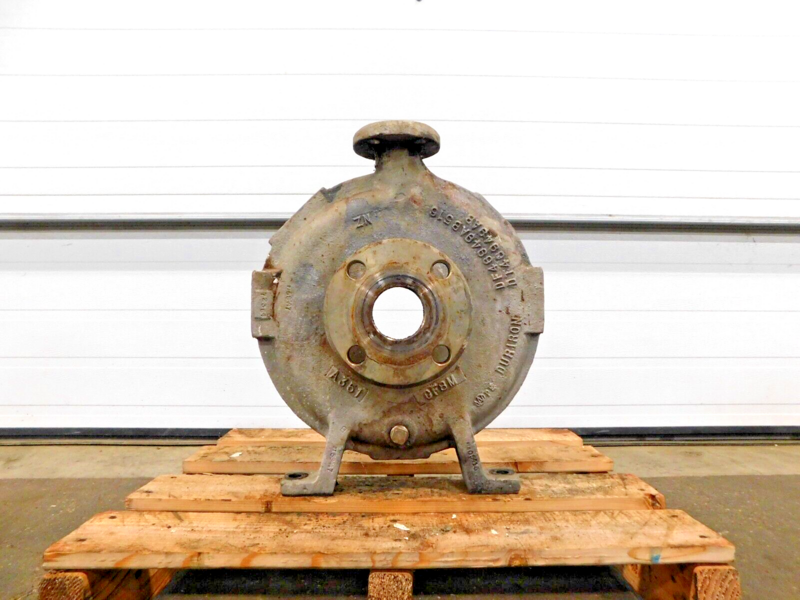 Duriron 1x2 pump housing, 316 Stainless Steel, DF46949AB516, DT46949AB ...