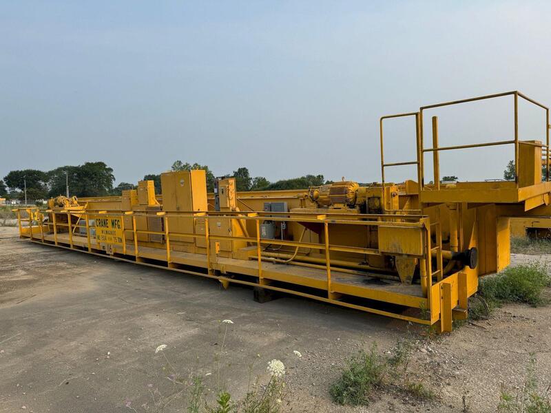 75 Ton, Crane overhead bridge crane, 57' span for Sale | Surplus Record