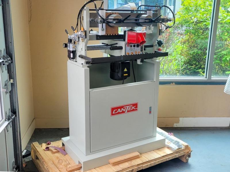 Cantek #JDT-65, Dovetail Machine, Single Spindle, 2.36" x 7.87 ...