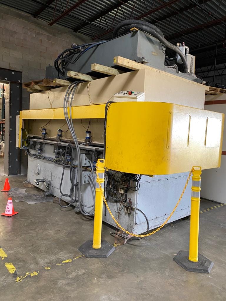 300 Ton, Freeman #BP300-7118, Full Head Hydraulic Cutting Press, 9.8 ...
