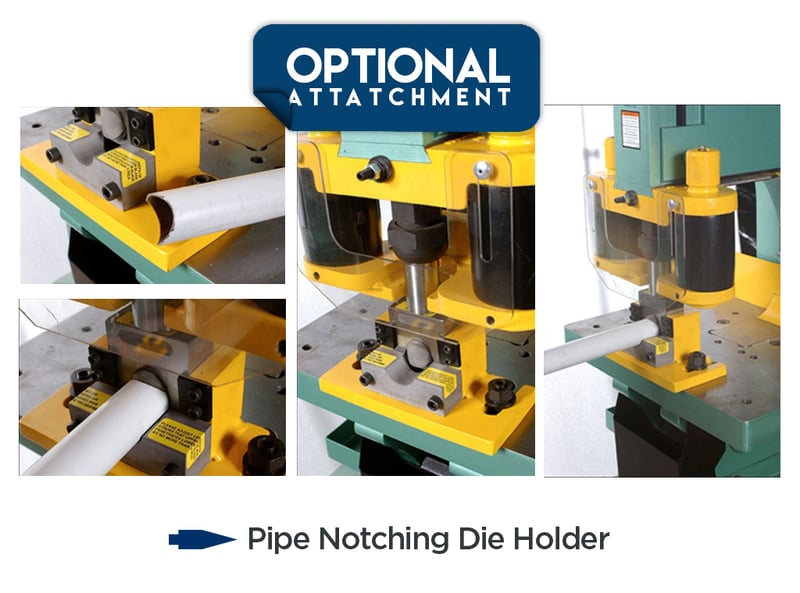 5" x 5" x 1/2" Piranha #P90, Ironworker, Punch/Barshear/PlateShear ...