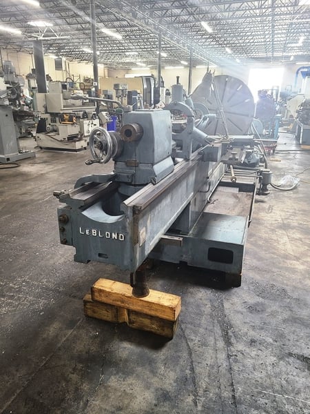 24"/96" x 52"/116" LeBlond #24" Regal, sliding gap bed lathe, 38" face ...